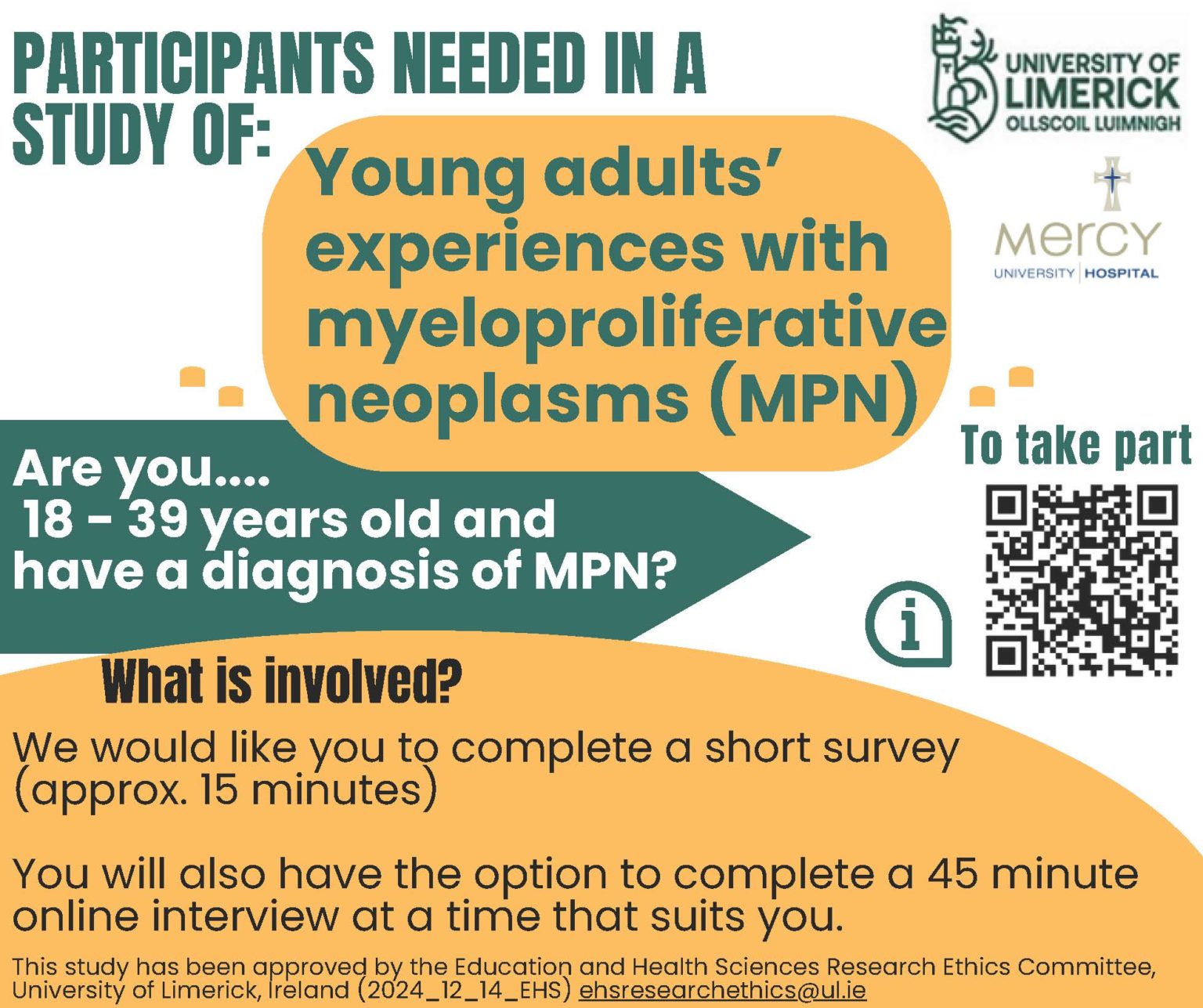 Exciting Research Opportunity! Young adults’ experiences with MPN – MPN ...